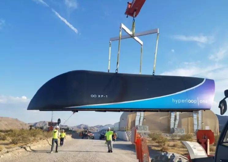 Ua Fa'amae'aina ma le Manuia e Hyperloop One lana Su'ega Muamua Fa'atonu