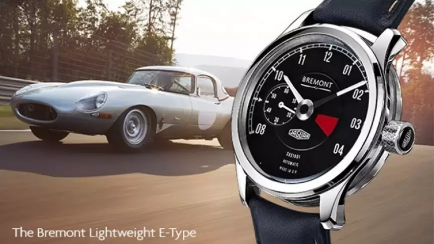 Jaguar E-Type לימיטעד אַדישאַן לייטווייט וואַך פון Bremont