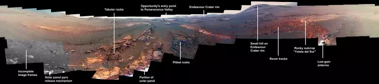 Opportunity Rover-iň soňky panoramasy dem alýar