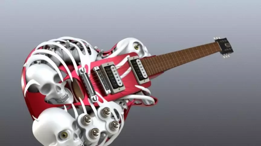 Customuse menawarkan gitar tersuai bercetak 3D