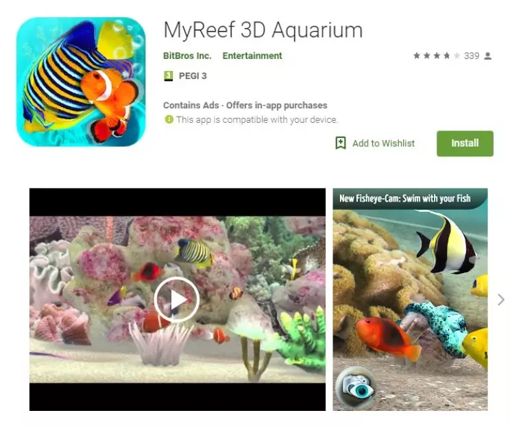 apps don cutar Alzheimer My Reef